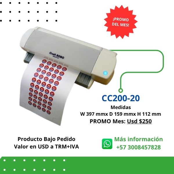 GRAPHTEC CRAFT ROBO CC200-20 – Soluciones Tecnológicas Línea gráfica SA